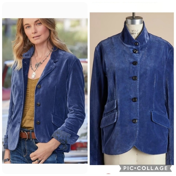Sundance | Jackets & Coats | Sundance Rivulet Velvet Blazer Equestrian ...